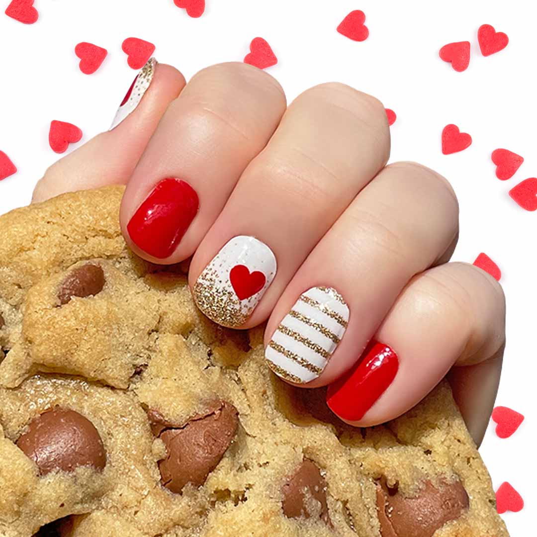 Get Trendy with Valentine Nail Wraps Best Nail Strips for Nail Design shopsawyerandscout